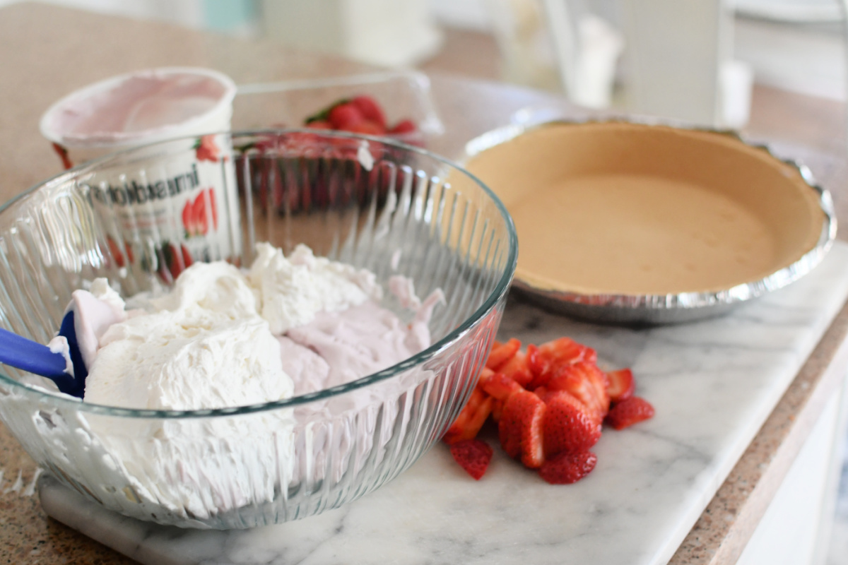 This 3-Ingredient Yogurt Cream Pie is the Easiest Dessert Ever!