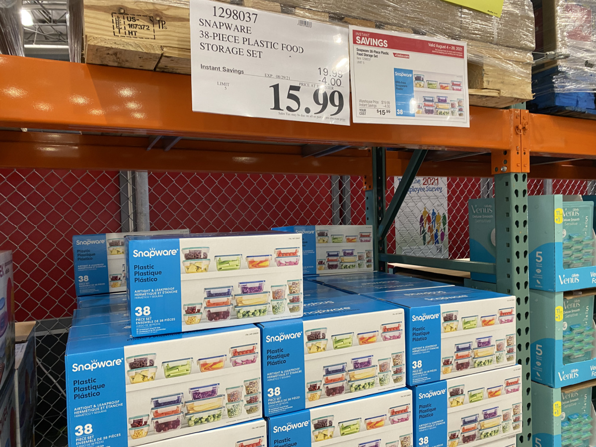 Snapware 38-Piece Set Just $15.99 at Costco + More Pantry Storage Deals
