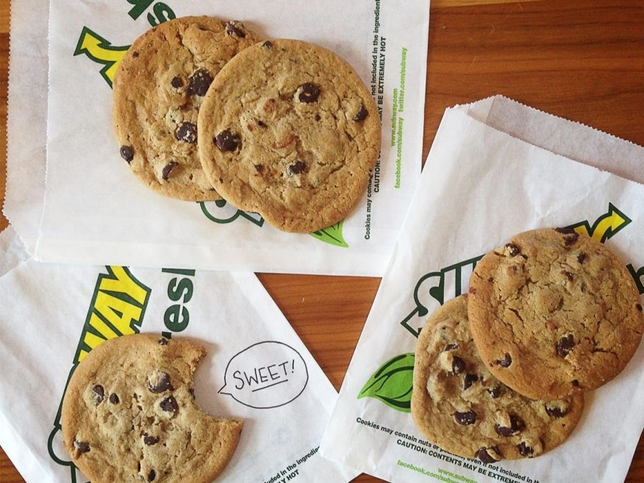 Enter to Win a FREE Subway Cookie Every Day This Month - No Purchase ...
