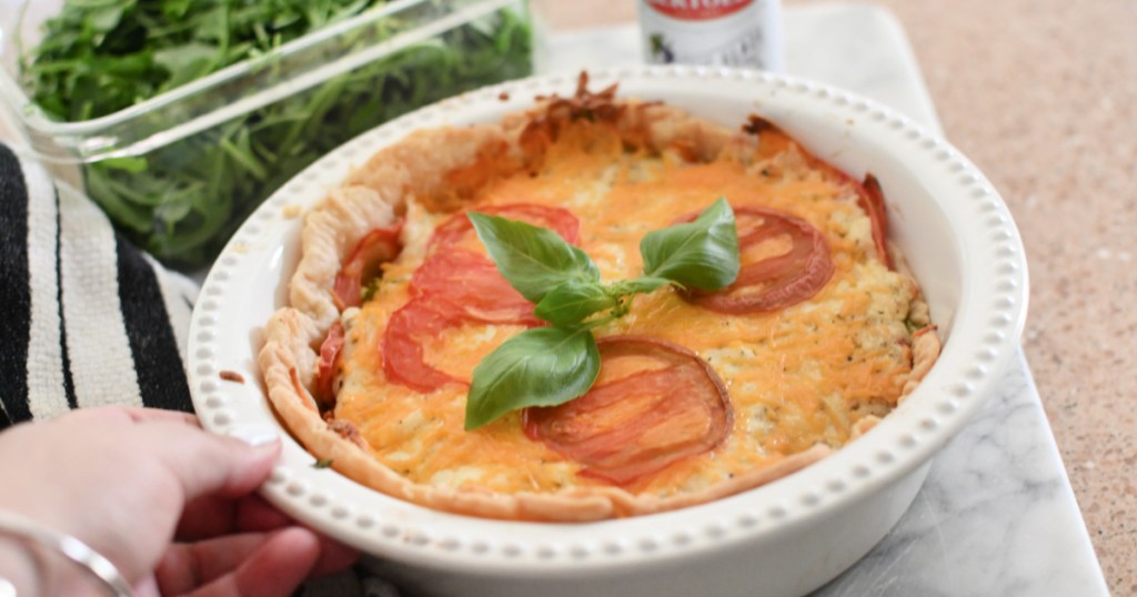 Best Ever Homemade Tomato Pie - Easy & Savory | Hip2Save Recipe