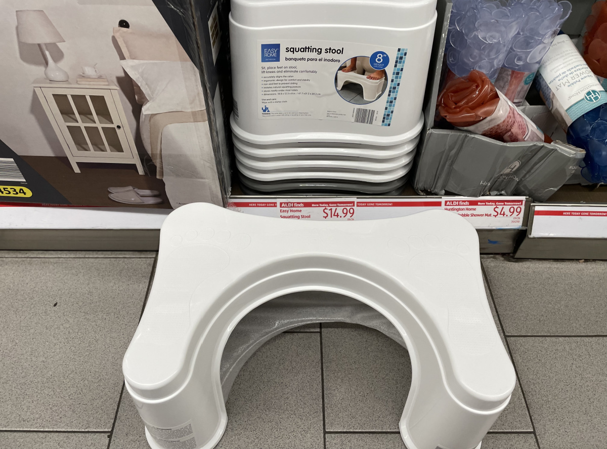 Easy Home Squatting Stool Just $14.99 at ALDI | Hip2Save