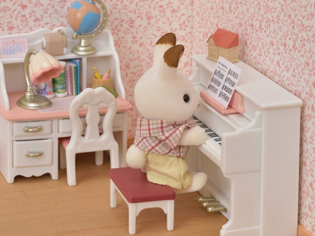 Calico Critters Toys on Sale (Piano and Desk Furniture Set Only $8.48 ...