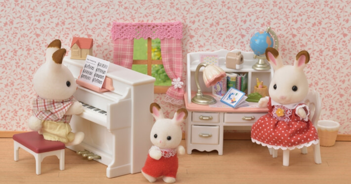 Calico Critters Toys on Sale (Piano and Desk Furniture Set Only $8.48 ...