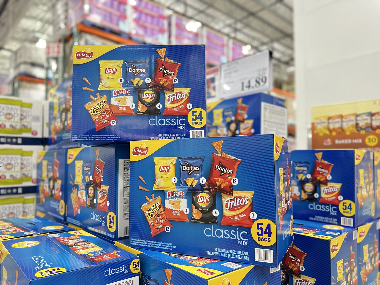 Frito Lay Variety Pack 54-Count Box Only $14.89 at Costco (Just 28¢ Per ...