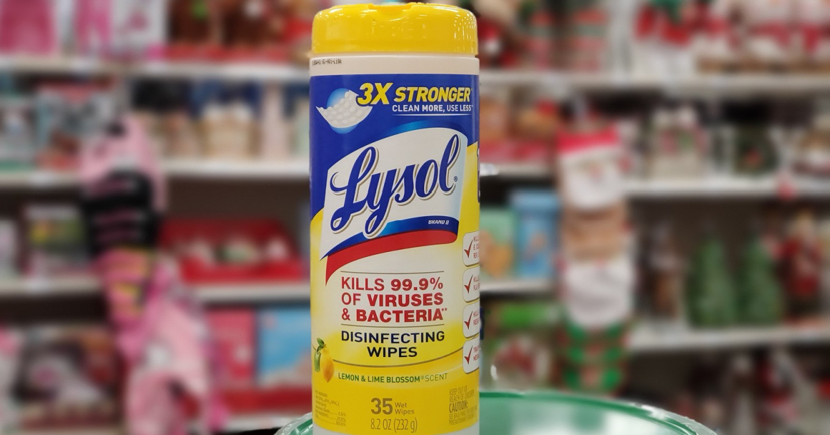 Lysol Disinfecting Wipes Just $1.75 Each After Cash Back at Walgreens