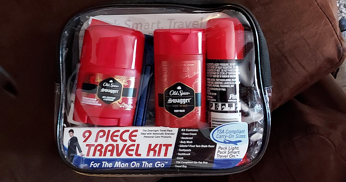 Old Spice Men's 9-Piece Travel Kit Only $6.49 Shipped on Amazon | TSA ...