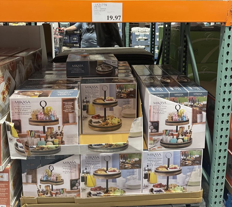 Mikasa 2 Tiered Lazy Susan W Removable Trays Only 19 97 At Costco