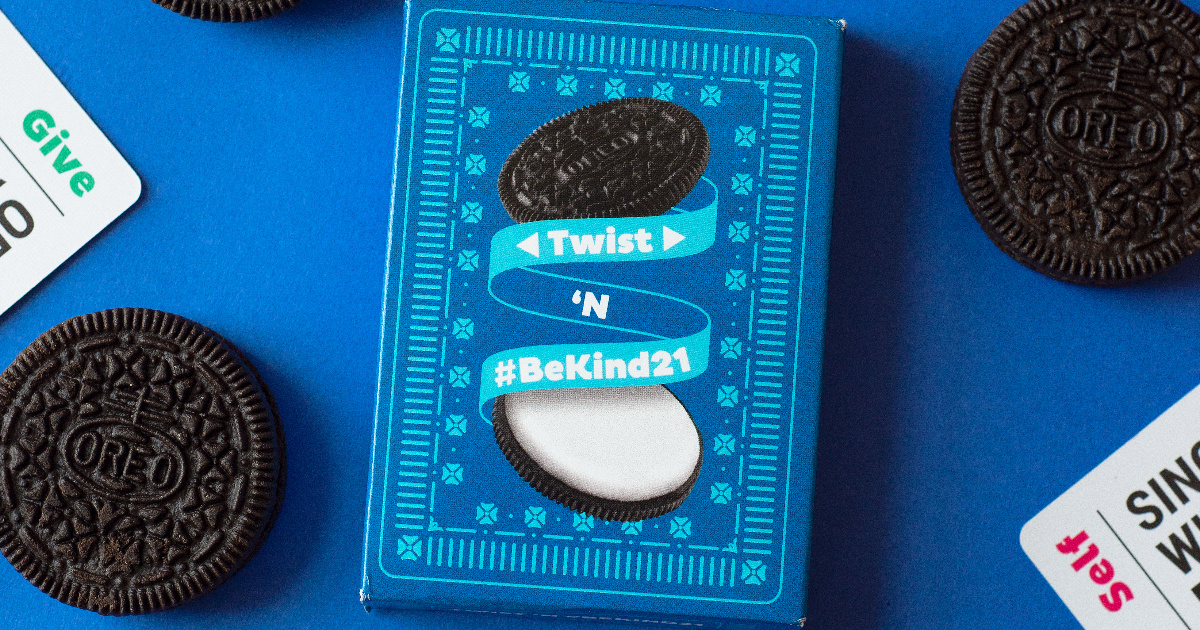 Twist 'N #BeKind21 Card Game AND Pack of OREOs Just $3 Shipped