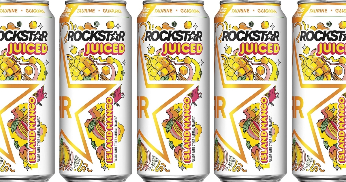 Rockstar Energy Juiced Island Mango 12-Pack Just $13.32 on Amazon ...