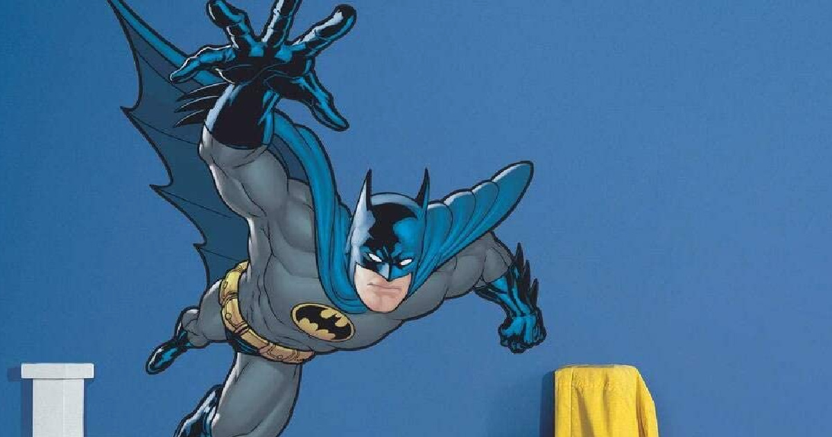 RoomMates Batman Gotham Guardian Peel and Stick Giant Wall Decal Just ...