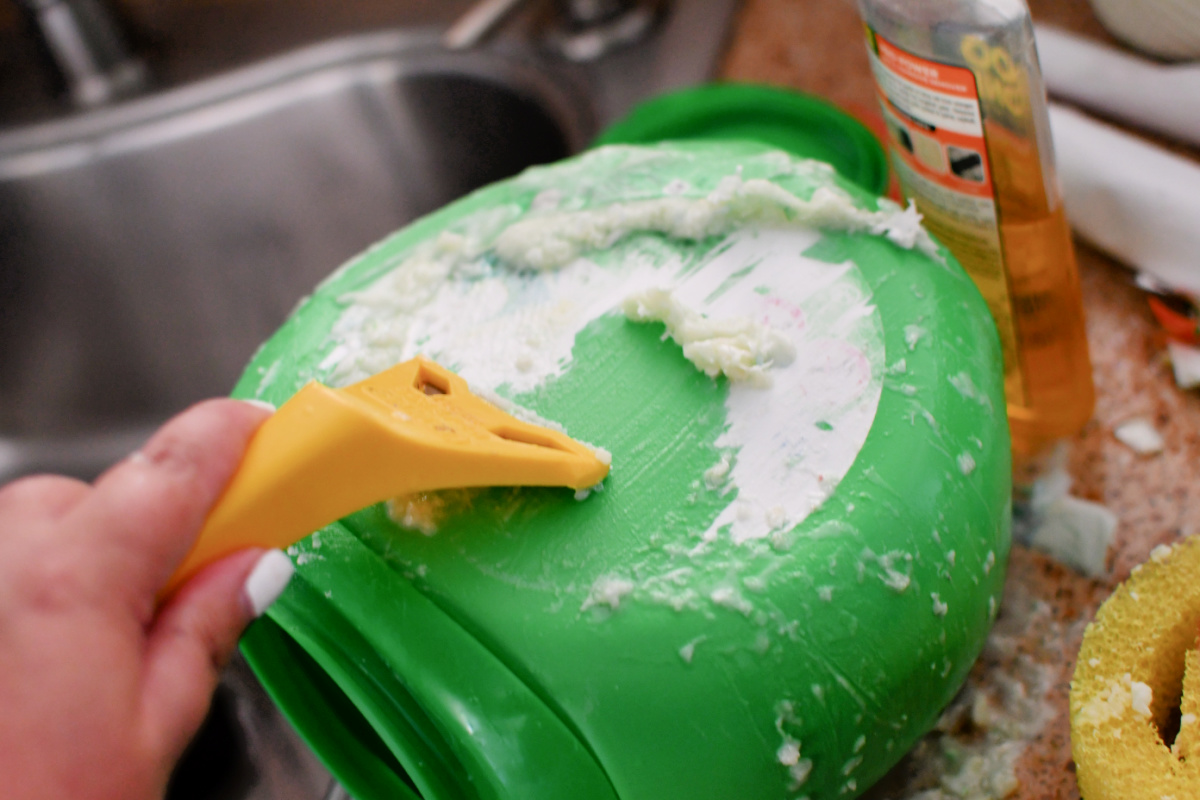 Use a Laundry Pod Container To Make A Halloween Decoration