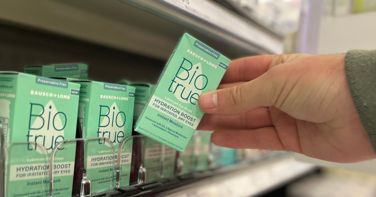 Bausch + Lomb Biotrue Eye Drops 2-Pack Just $10.96 Shipped on Amazon ...