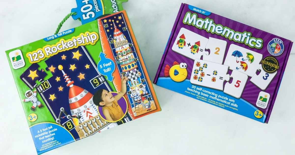 Learning Journey Match-It Mathematics + 123 Rocketship Bundle Only $7. ...