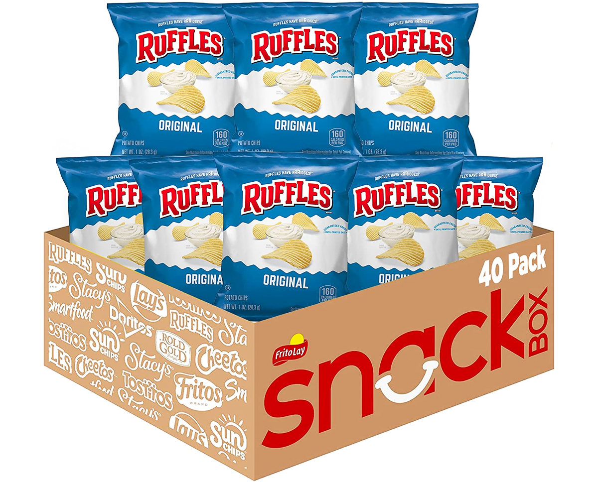 Ruffles Chips Variety 40-Pack Just $14 Shipped for Amazon Prime Members ...