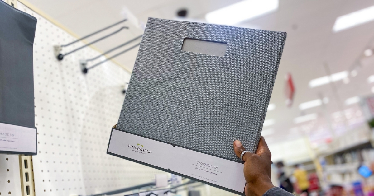 Threshold Decorative Storage Bins from $5.60 on Target.com (Regularly ...