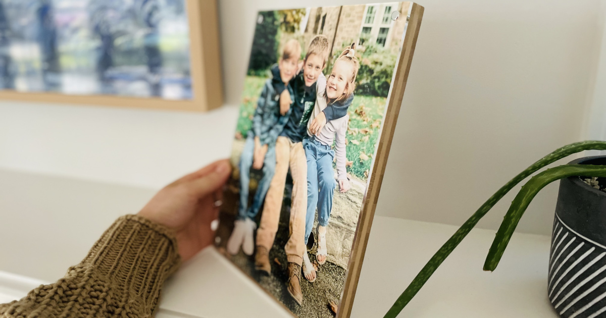 75% Off Walgreens Wood Photo Panel Gifts w/ Promo Code