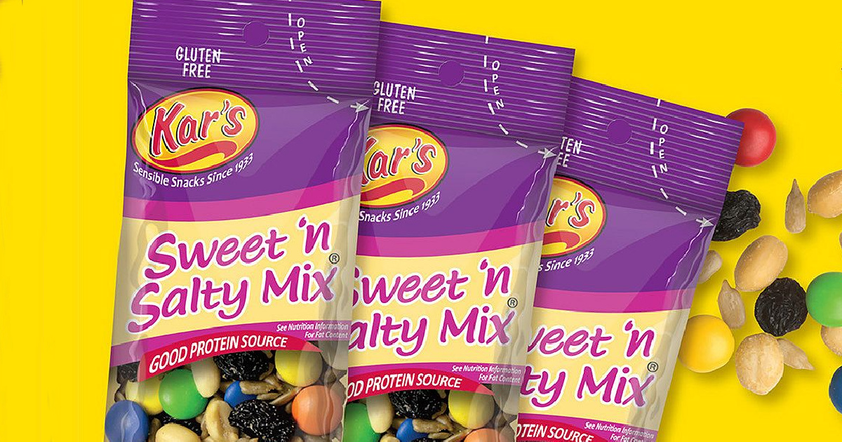 Kar's Trail Mix 72-Pack Just $23.32 Shipped on Amazon (Only 32¢ Per Pouch)