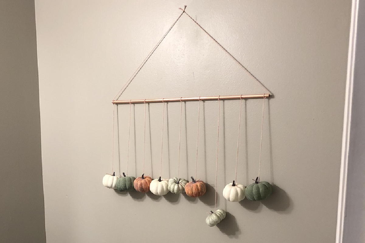 This Reader DIY'd Her Own Hanging Pumpkin Decor | Hip2Save