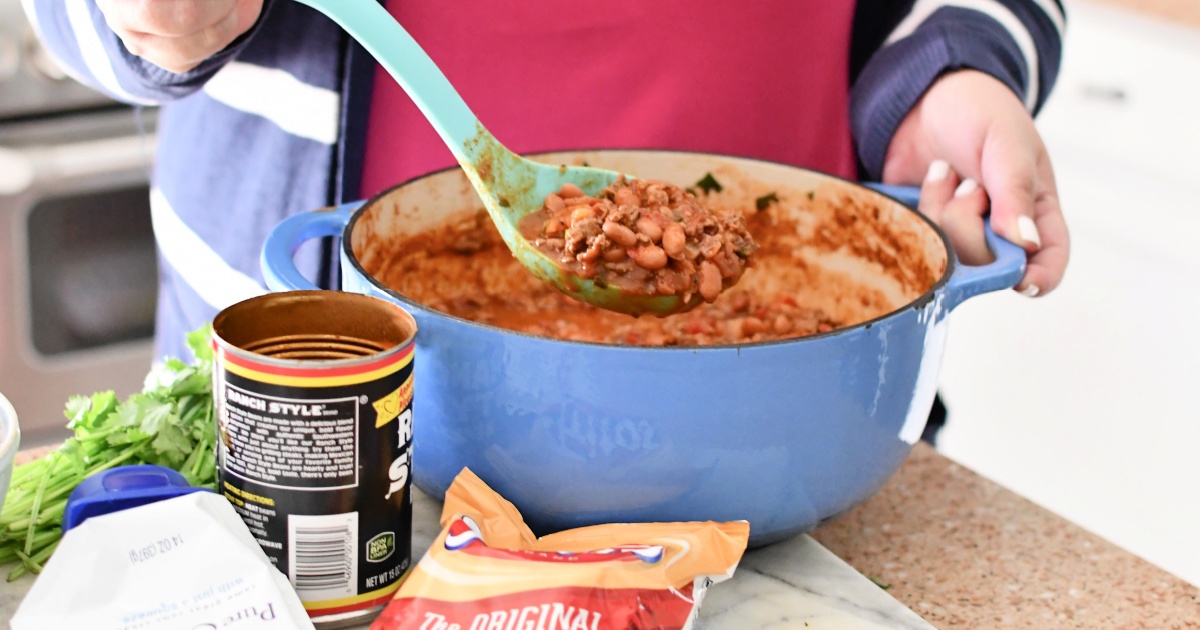 Southwest Chili With Ranch Style Beans - Best Comfort Food Meal!