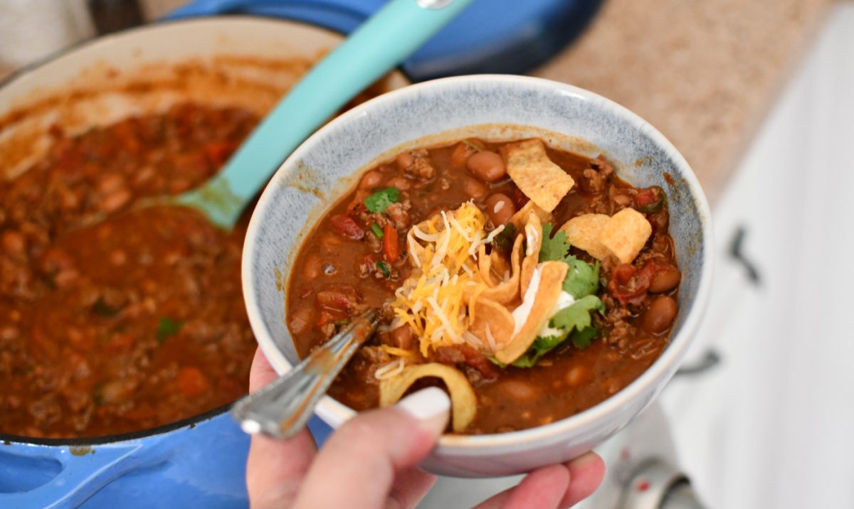 Southwest Chili With Ranch Style Beans - Best Comfort Food Meal!