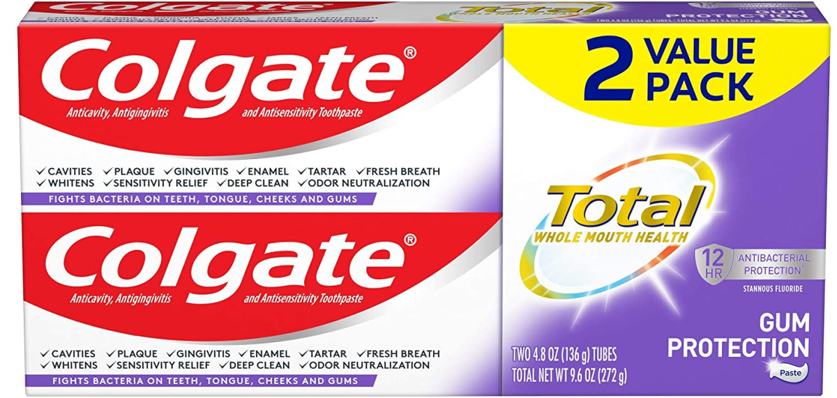 Colgate Total Gum Protection Toothpaste 2-Pack Just $3.33 Shipped on ...