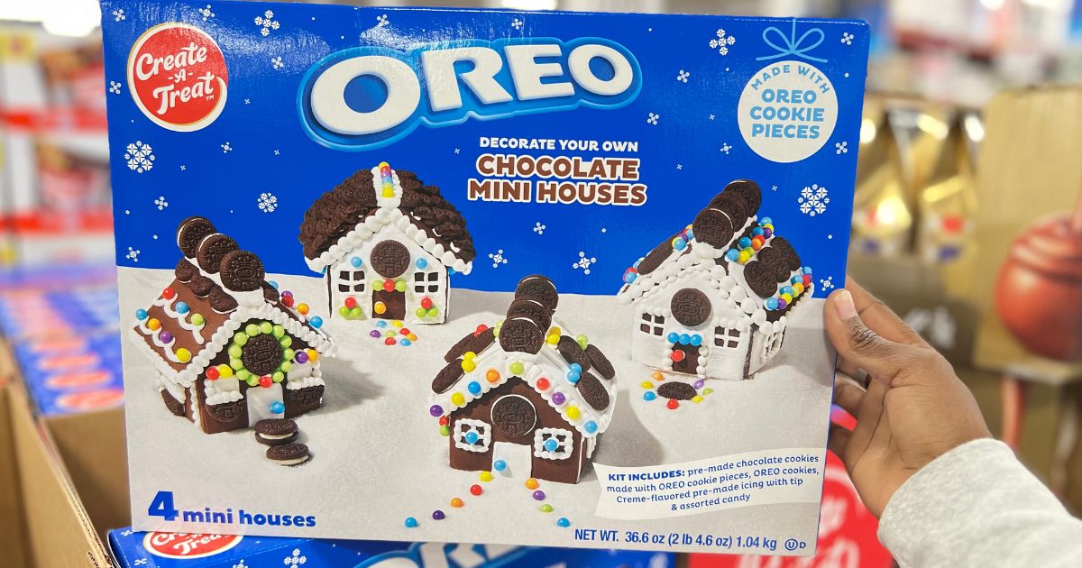 Oreo Gingerbread Village Kit Only $11.98 at Sam's Club - Includes 4 ...