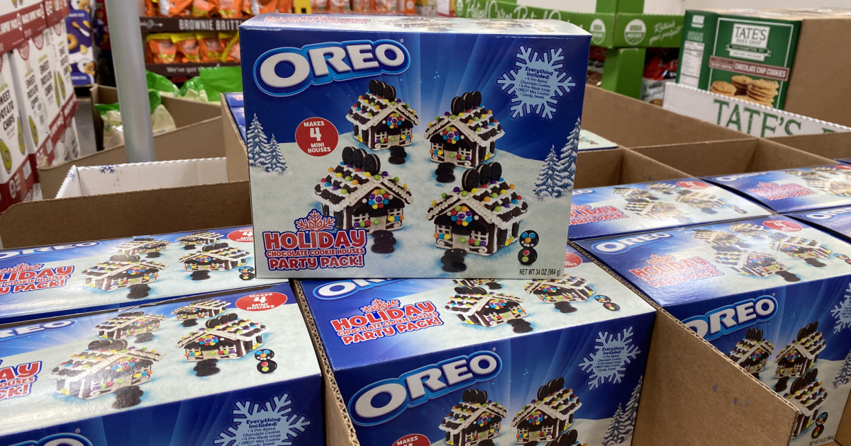 Oreo Gingerbread House 4-Count Party Pack Only $11.98 at Sam's Club