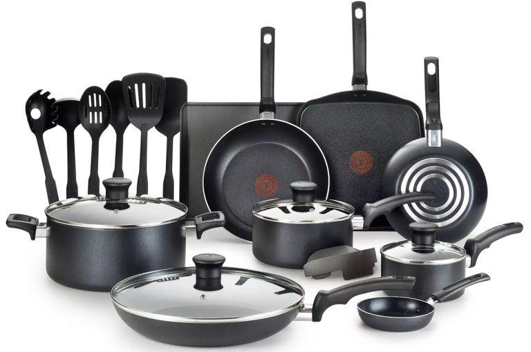 T-Fal 20-Piece Cookware Set Just $67.99 Shipped + Get $10 Kohl's Cash ...