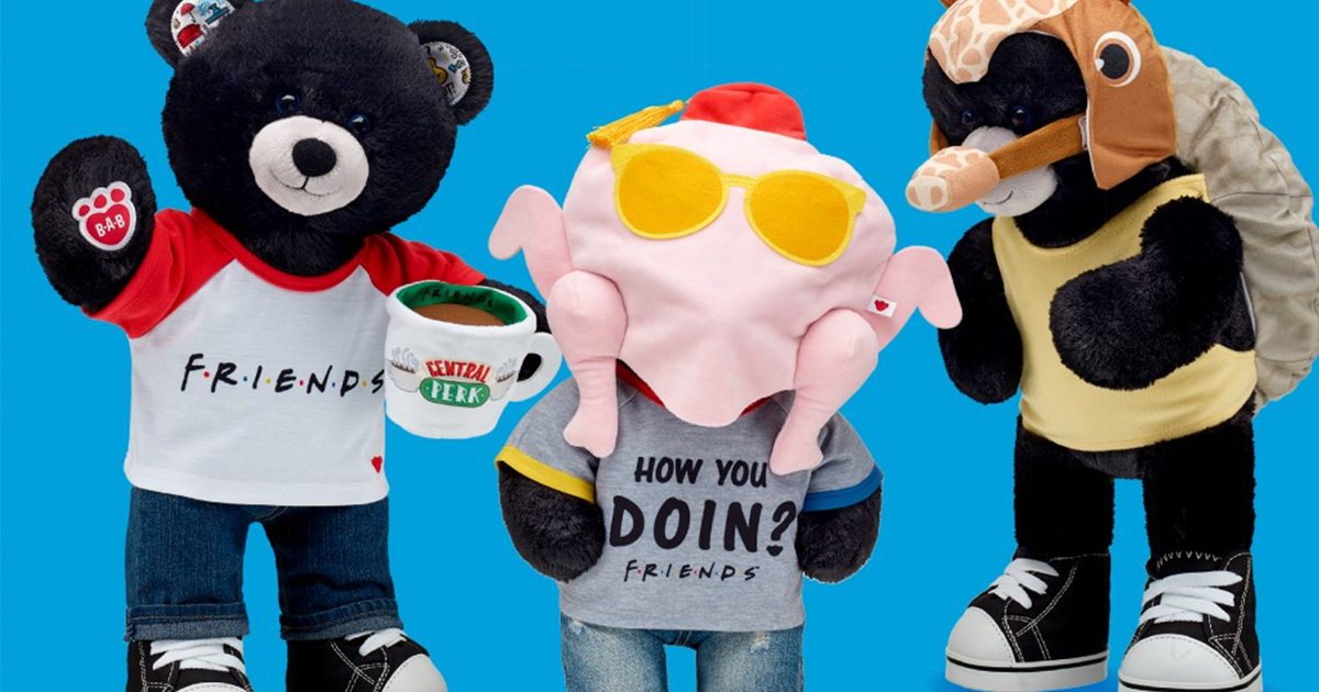 20% Off Build-A-Bear 'Friends' Collection | Friends Bear Just $23 ...