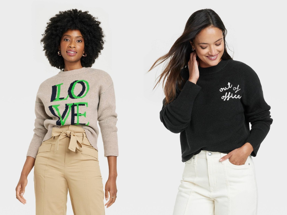 Women's Pullover Sweaters & Cardigans from $12 at Target (In-Store ...