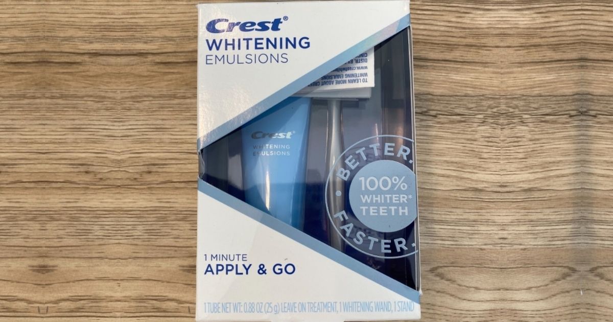 Crest Whitening Emulsions Treatment Only $20 Shipped After Target Gift ...