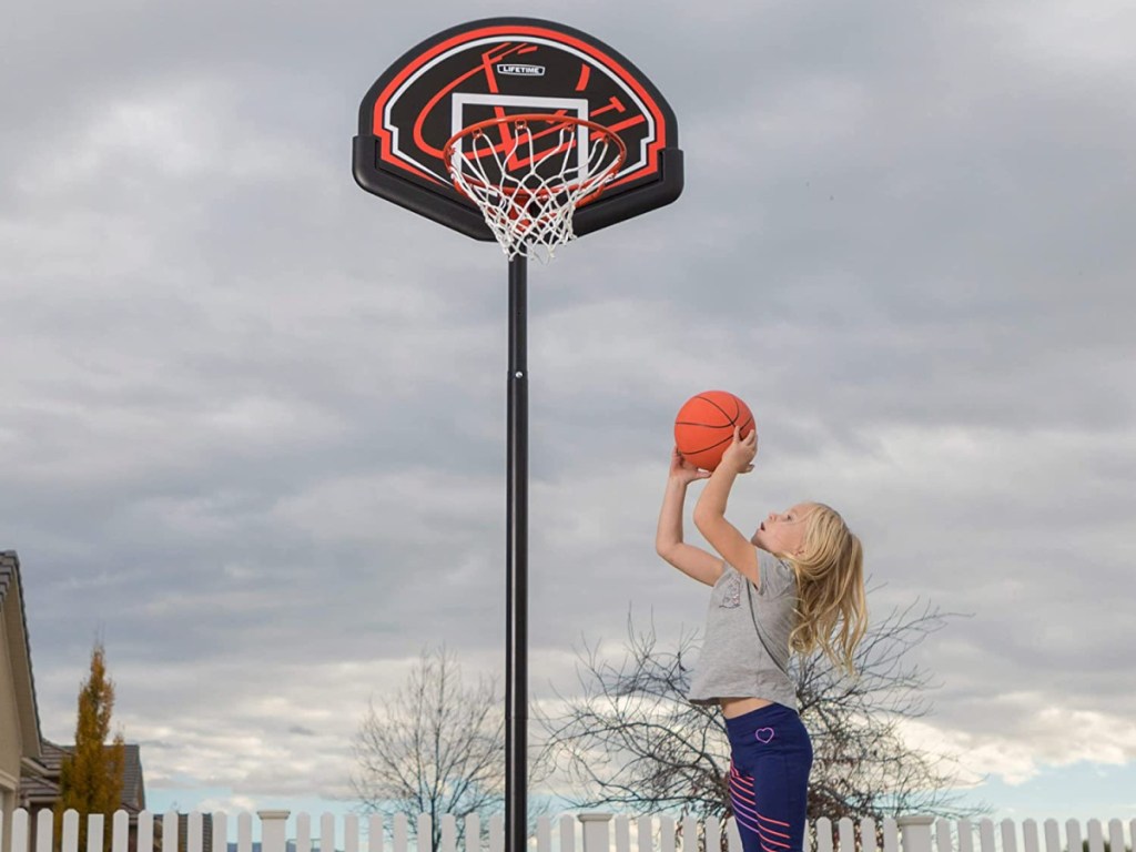 Lifetime Adjustable Youth Basketball Hoop Only $54 Shipped on Amazon ...
