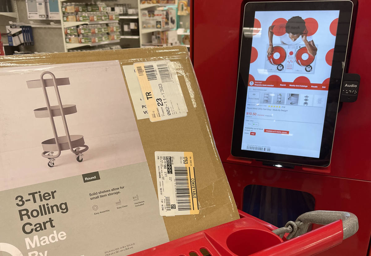 3-Tier Metal Utility Cart Possibly Just $10.50 at Target (Regularly $35 ...