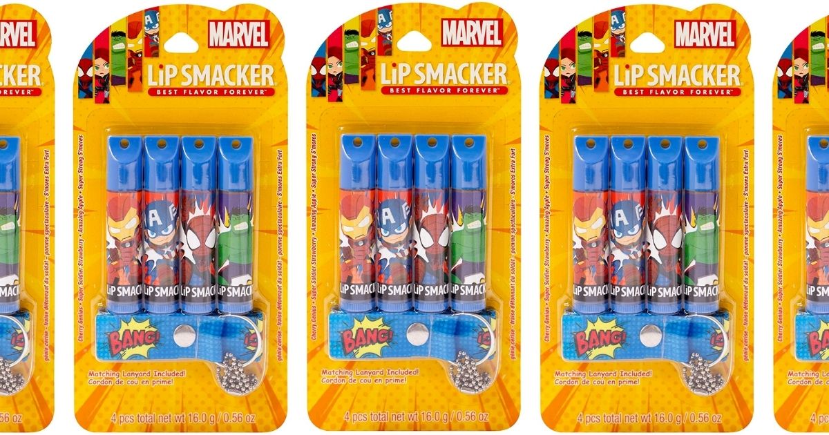 Marvel Lip Smacker Lip Balm Set with Lanyard Only $3.69 Shipped on ...