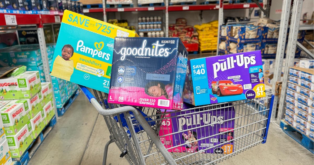 HUGE Boxes of Pampers & Huggies from $36 at Sam's Club | Hip2Save