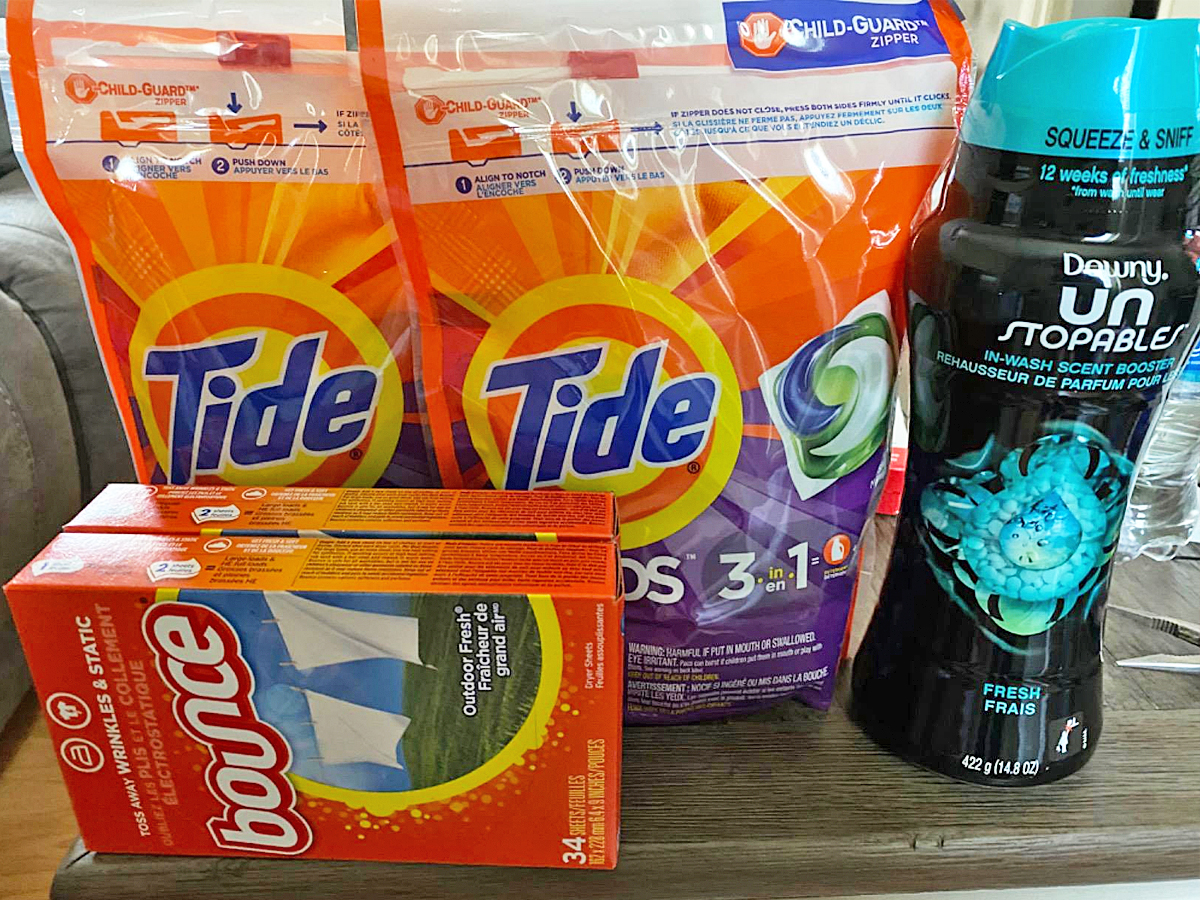 Amazon Laundry Care Sale | Tide Pods, Bounce, & Unstopables Bundle Only ...