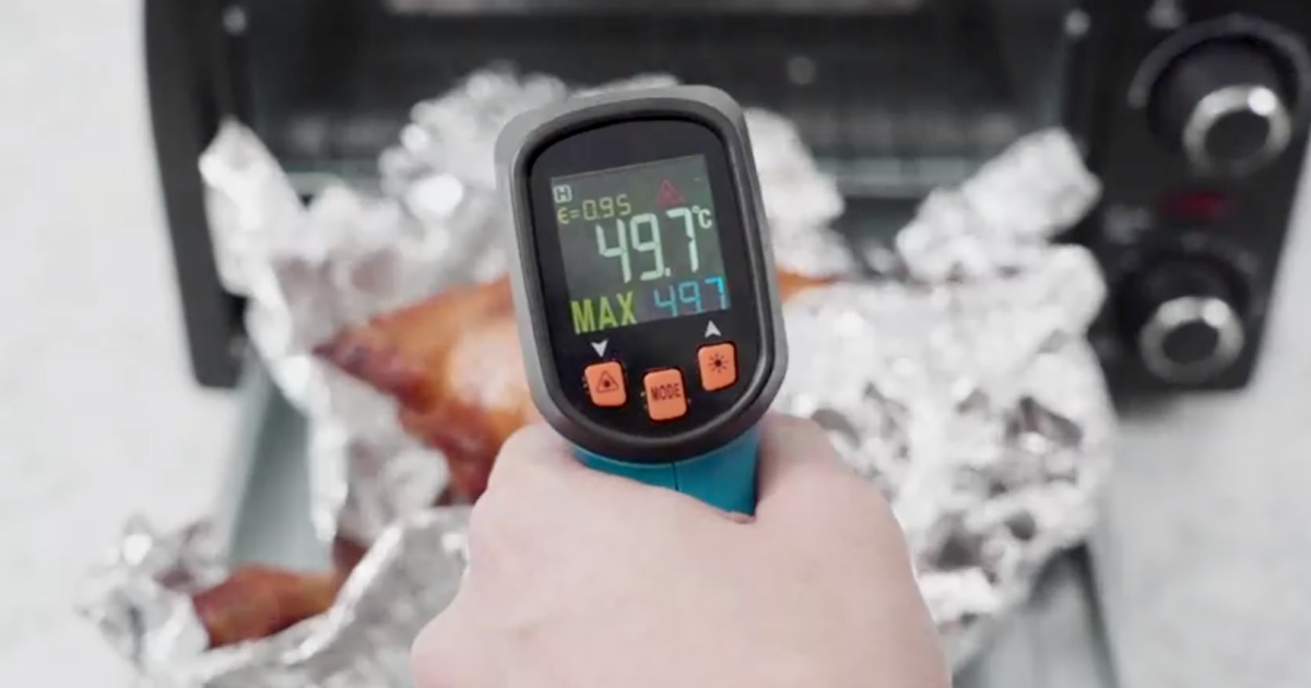 Infrared Digital Cooking Thermometer w/ Probe Just $14.99 Shipped ...