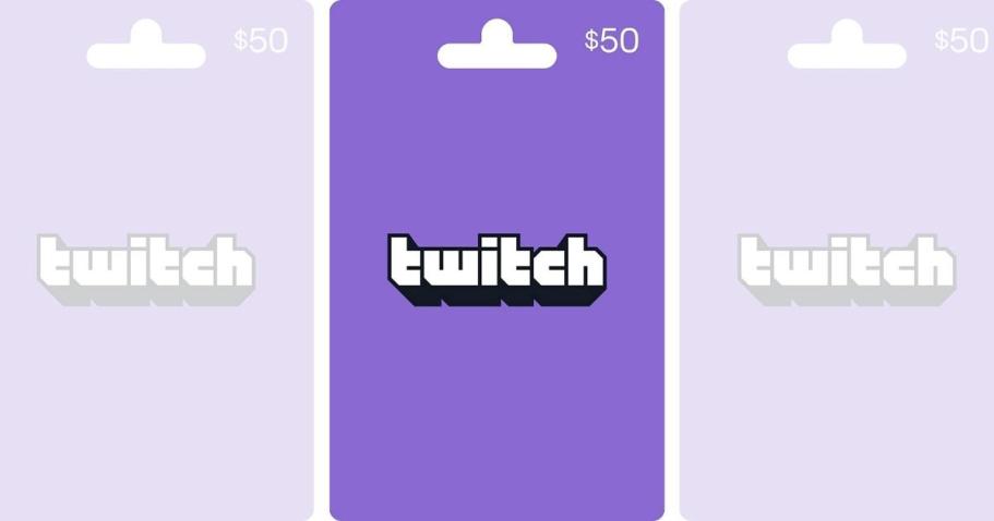 $50 Twitch Gift Card Only $40 Shipped on Amazon | Hip2Save