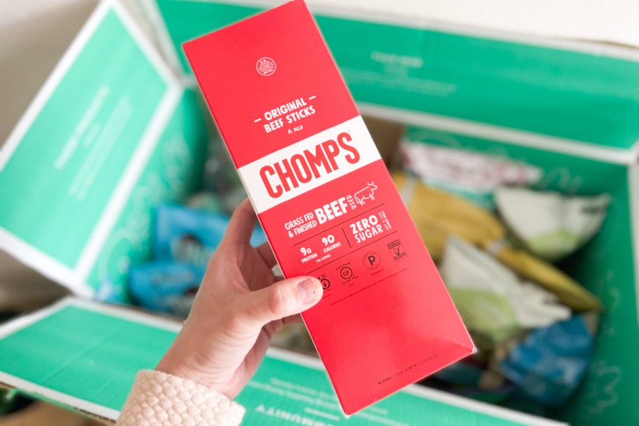 Chomps Beef Jerky Sticks 10-Count Just $13.99 Shipped | Easy High ...