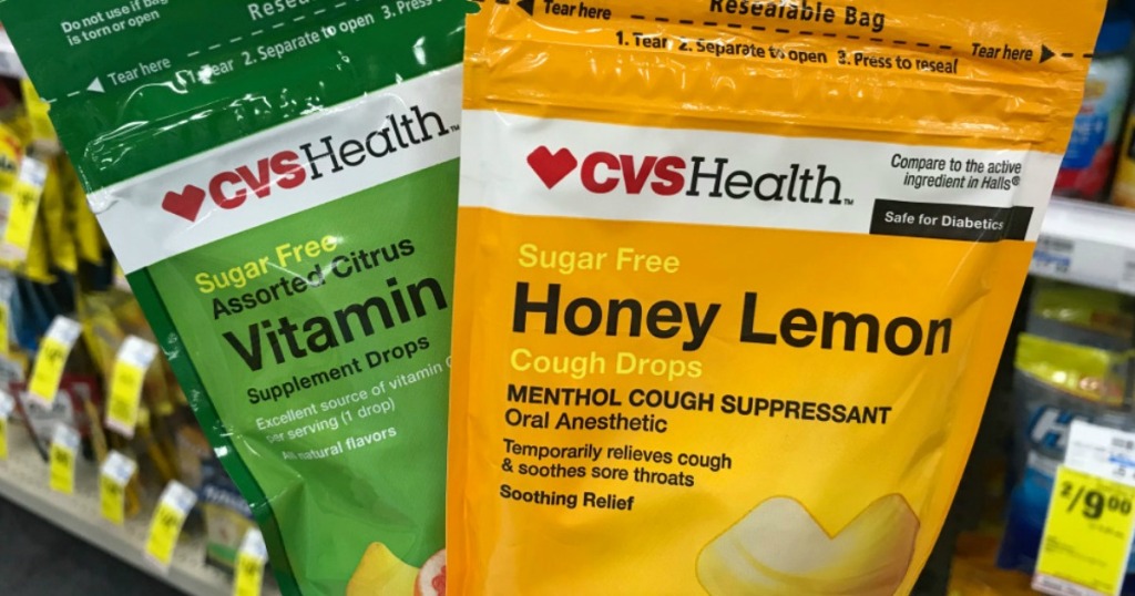 Two FREE CVS Health Cough Drops After Rewards