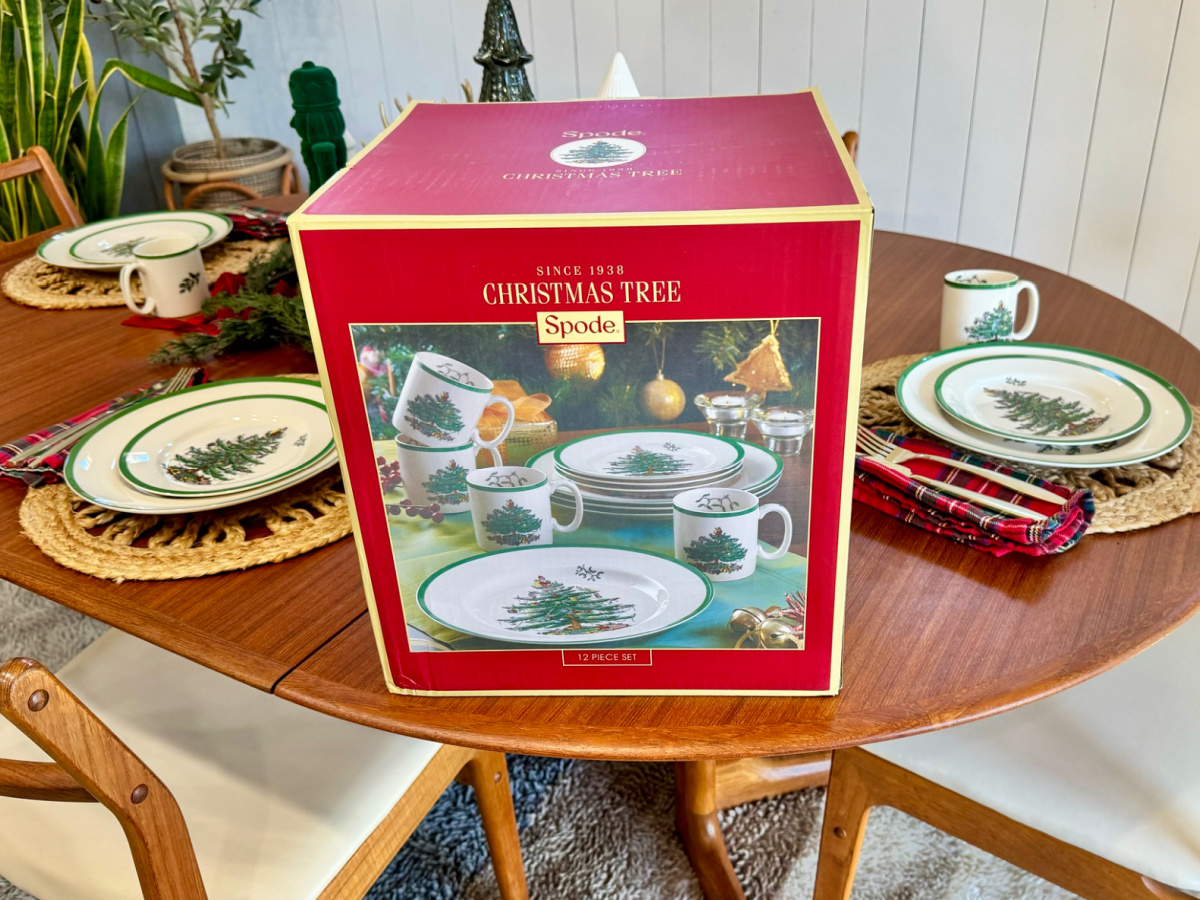 Spode Christmas Tree Collection 12-Piece Set Just $71 Shipped (Reg ...