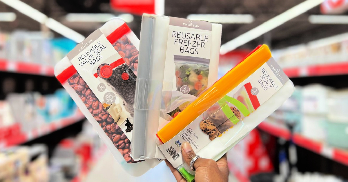 ALDI Reusable Bag Multipacks Just $4.99 (Stasher Bag Dupe!) | Hip2Save