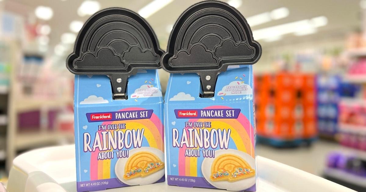 Rainbow Pancake Skillet, Mix & Sprinkles Just $6.99 at Target | Cute ...