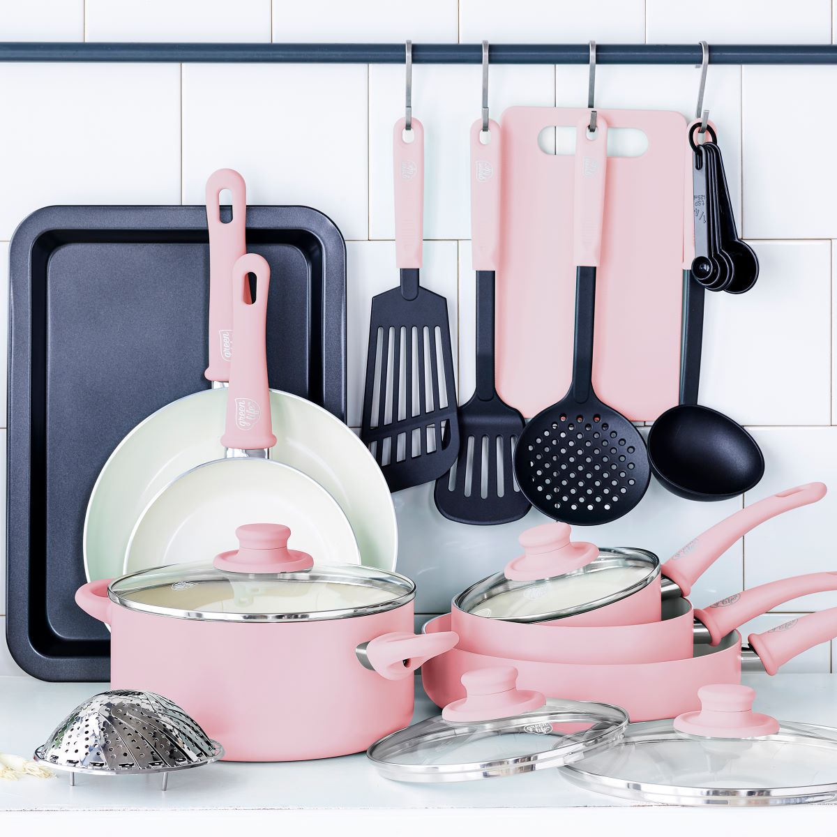 GreenLife Ceramic Nonstick Cookware 18-Piece Set Only $59 Shipped on ...