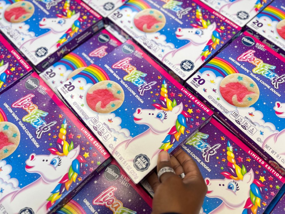 Pillsbury Lisa Frank Unicorn Sugar Cookie Dough Available at Walmart ...