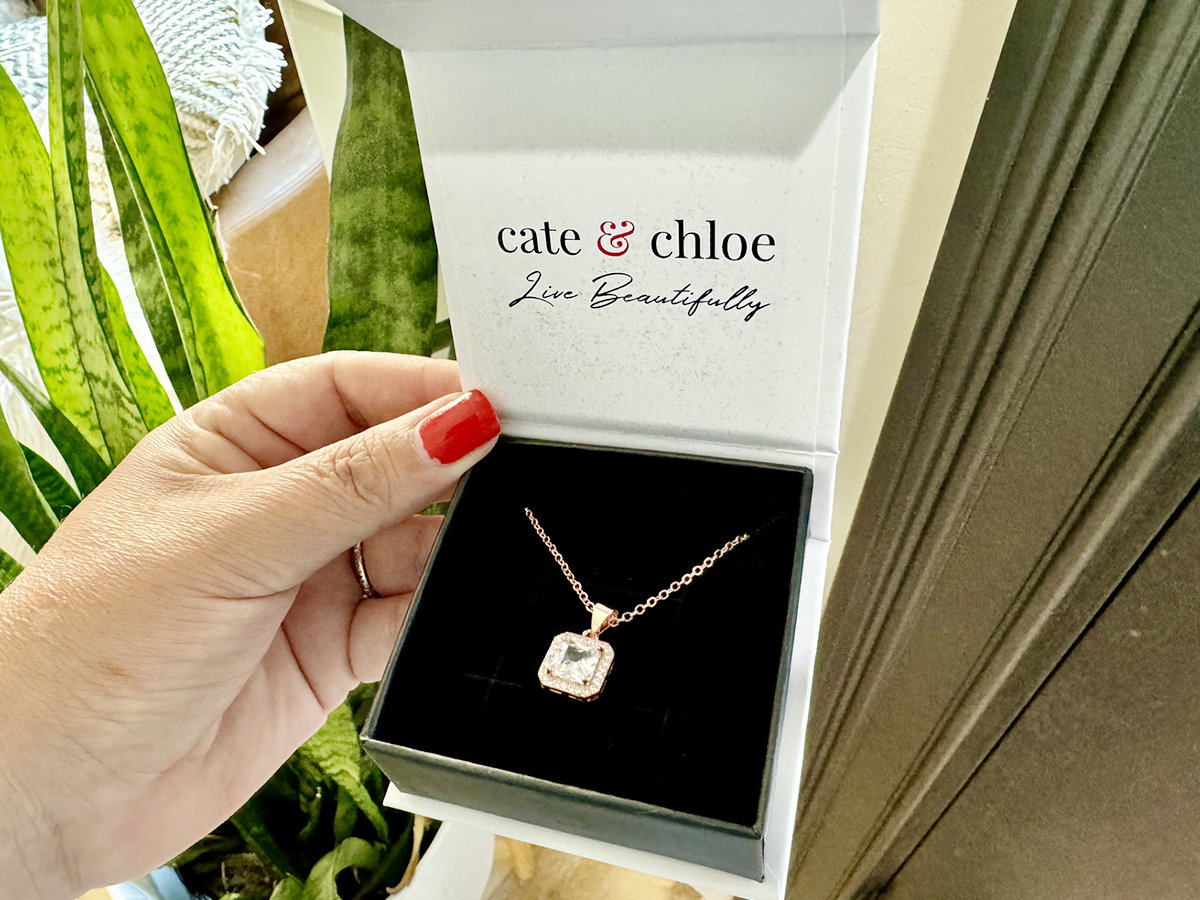 Cate & Chloe 18K Gold Plated Ivy Pendant Necklace Only $16.99 Shipped (Includes Gift Box for ...