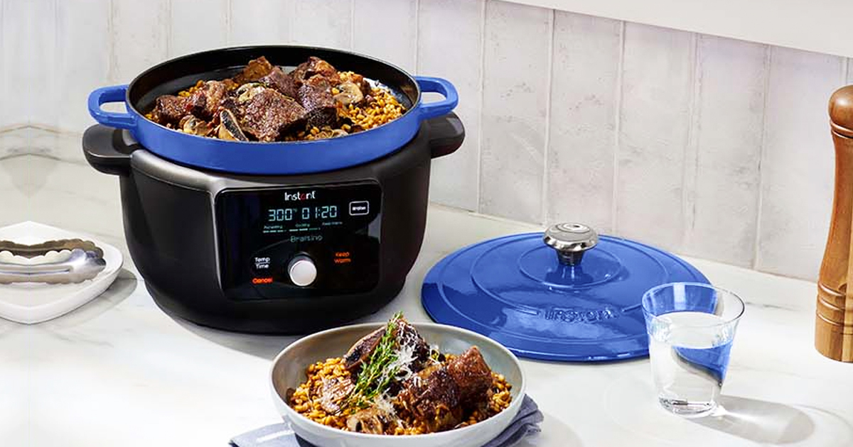 Instant Pot 5-in-1 Electric Dutch Oven Just $159.99 Shipped on Amazon ...