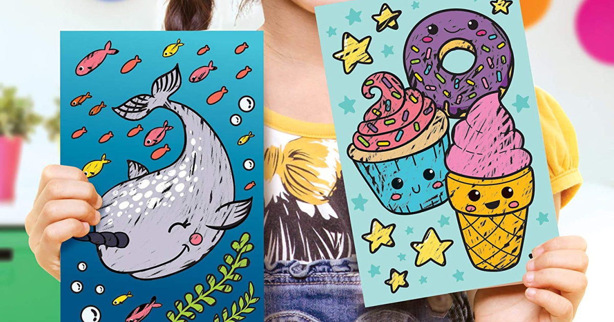 Scratch & Color Art Set Only $4 on Amazon | Hip2Save