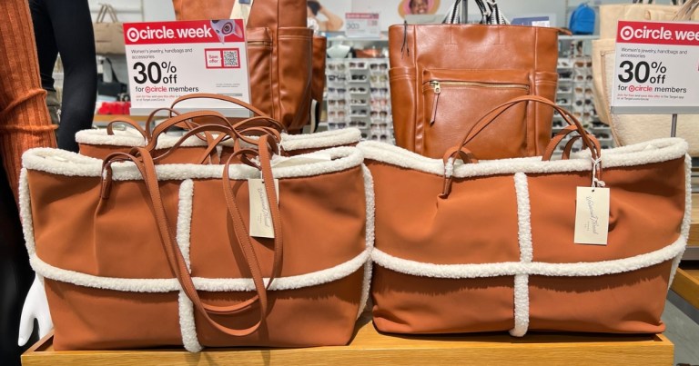30% Off Trendy Sherpa Tote Bags at Target (Ends Tonight!) | Hip2Save
