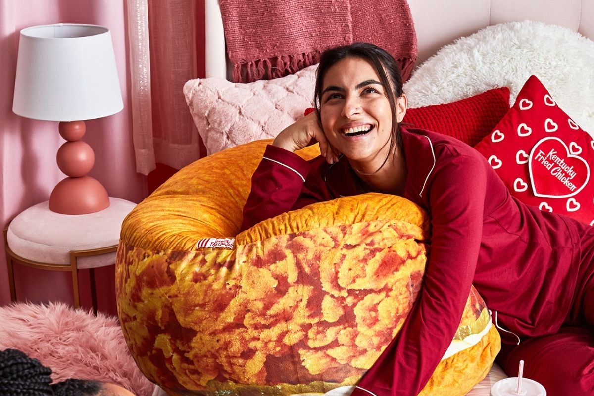 KFC Giant Chicken Sandwich Snuggler Pillow Available for Preorder ...